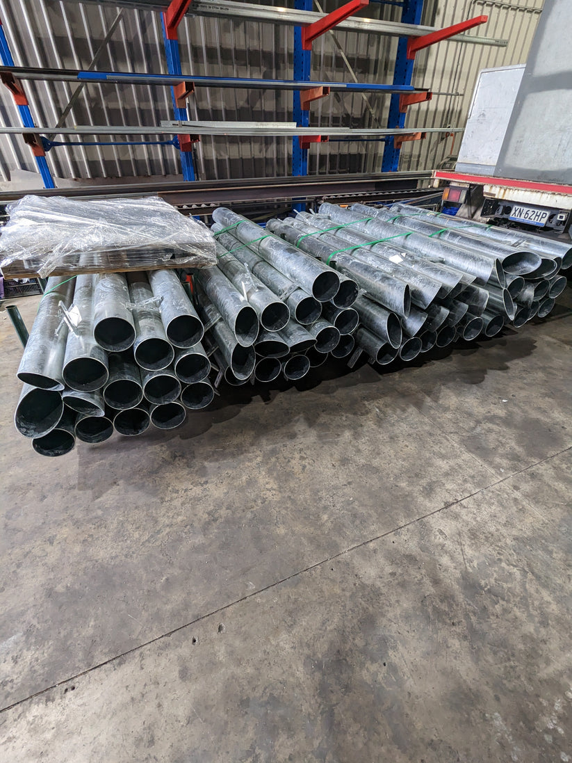 DET Downpipe Shroud Protector Galvanised 150NB – JD Metal Products